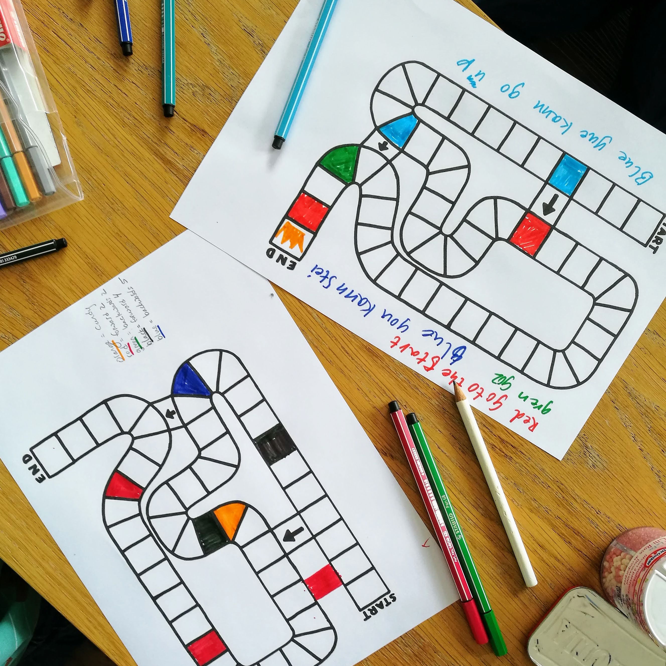 make your own board game – English Through Play